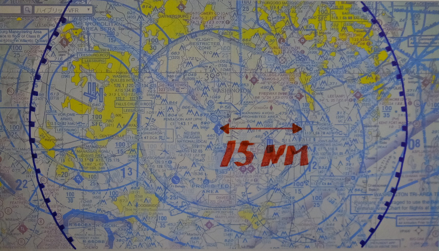 ワシントンD.C.周辺の飛行について・・・ | FAAパイロット筆記テスト突破塾